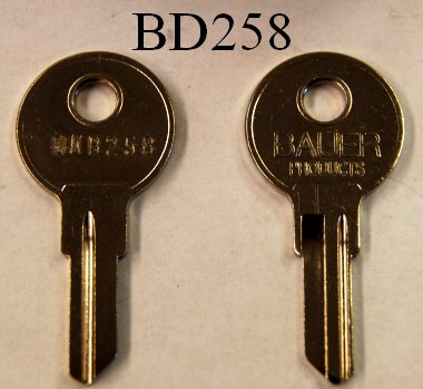 BD258 OKB258 – Blue Dog Keys