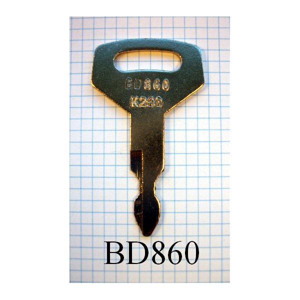 BD860 – Blue Dog Keys