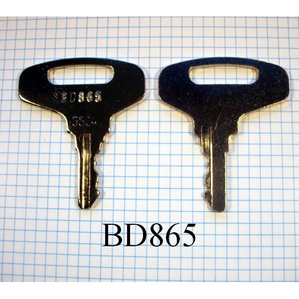 BD865 – Blue Dog Keys