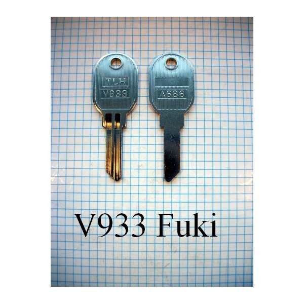 V933 Fuki – Blue Dog Keys